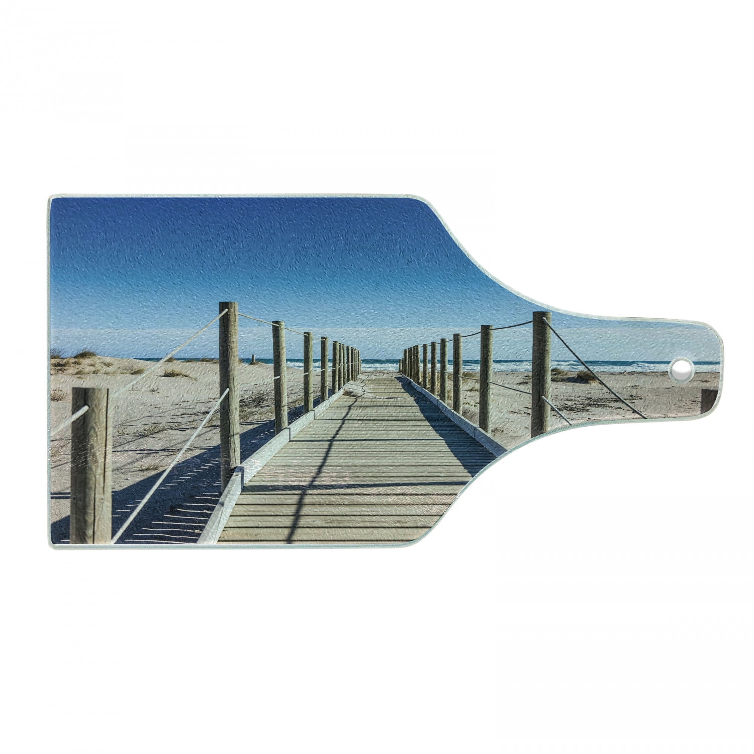 Beach Cutting Board, Empty Beach with Pathway Mediterranean Heaven ...