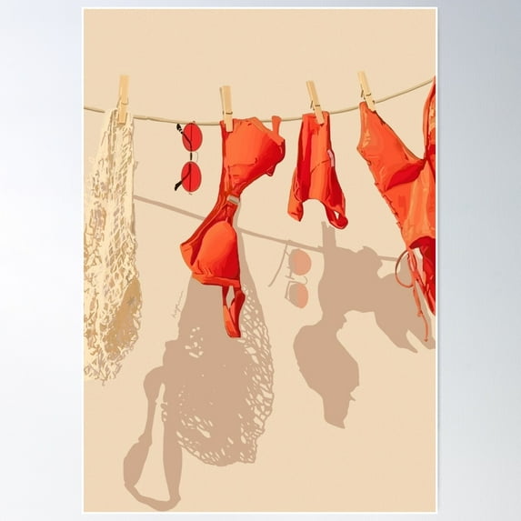 Beach Day Poster Wall Art, Modern Wall Decor For Living Room Bedroom ...