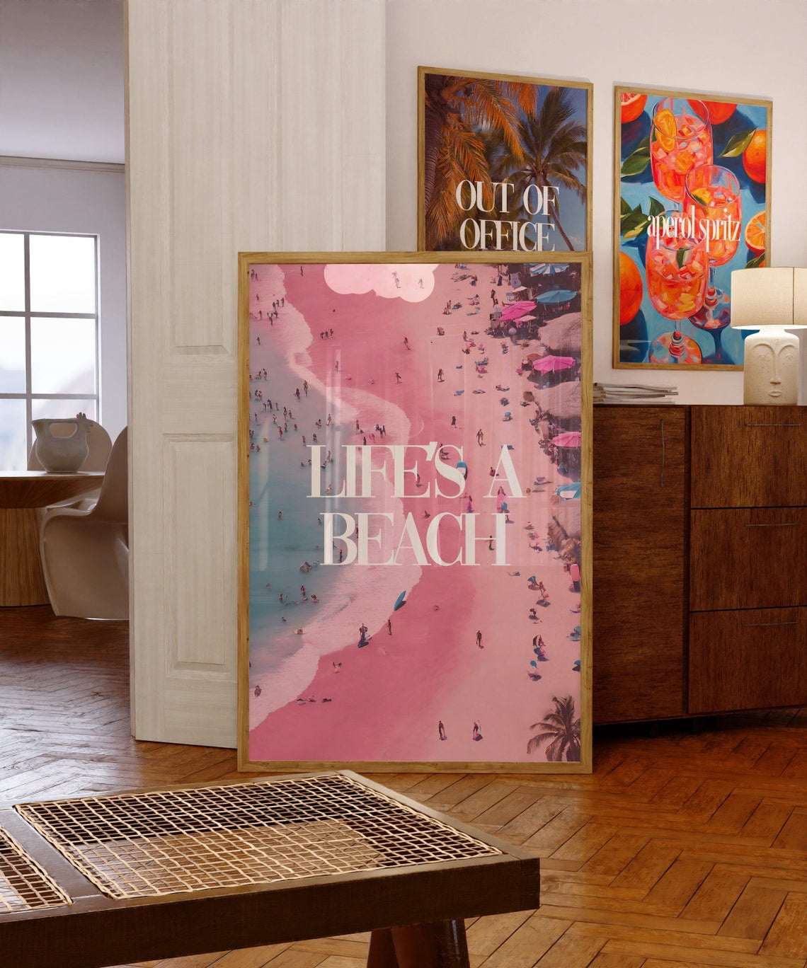 Beach Decor Coastal Prints Surfboard Coastal Beach House Tropical Decor ...