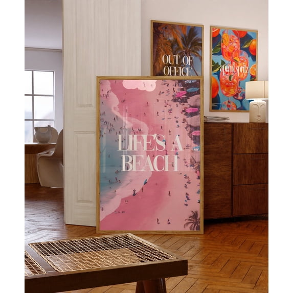 Beach Decor Coastal Prints Surfboard Coastal Beach House Tropical Decor ...