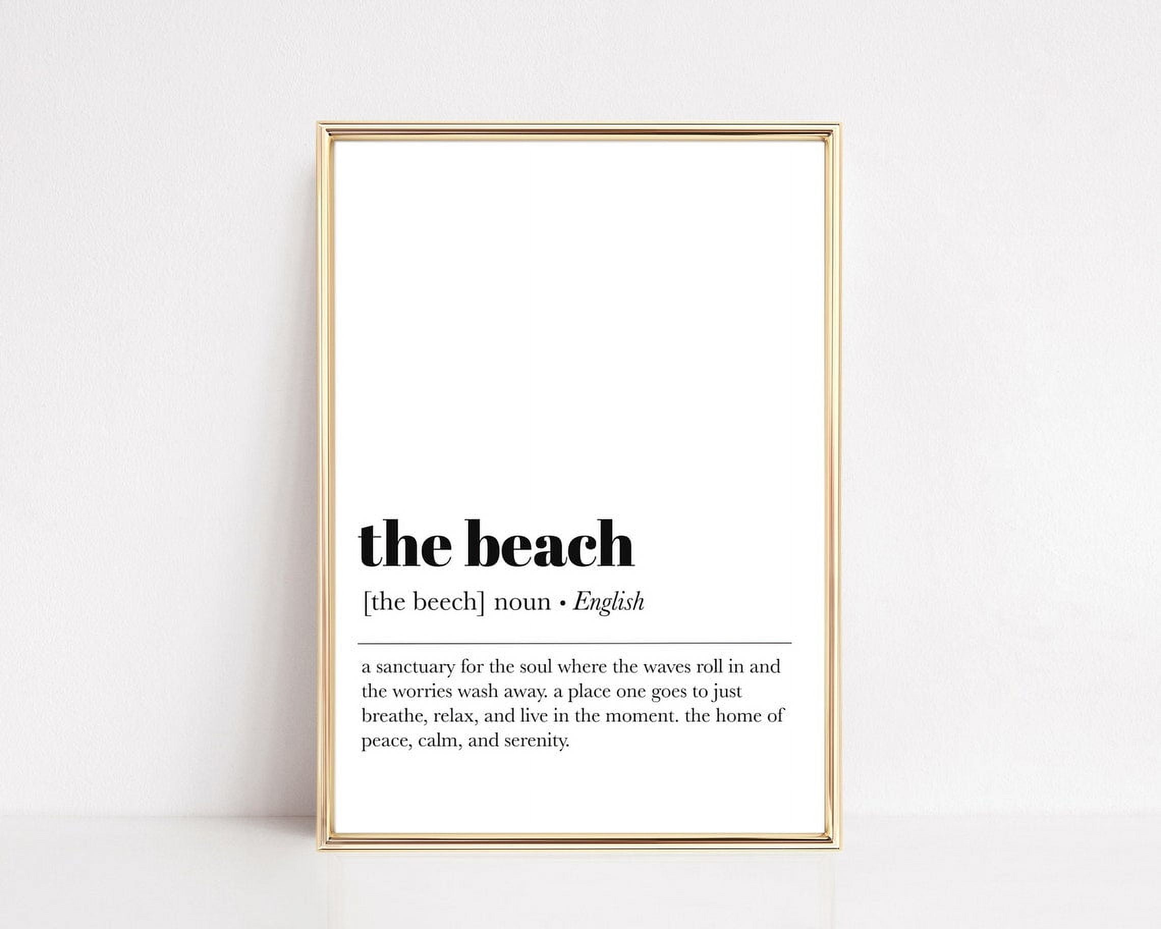 Beach Definition Print Beach House Decor Beach House Sign Beach House ...