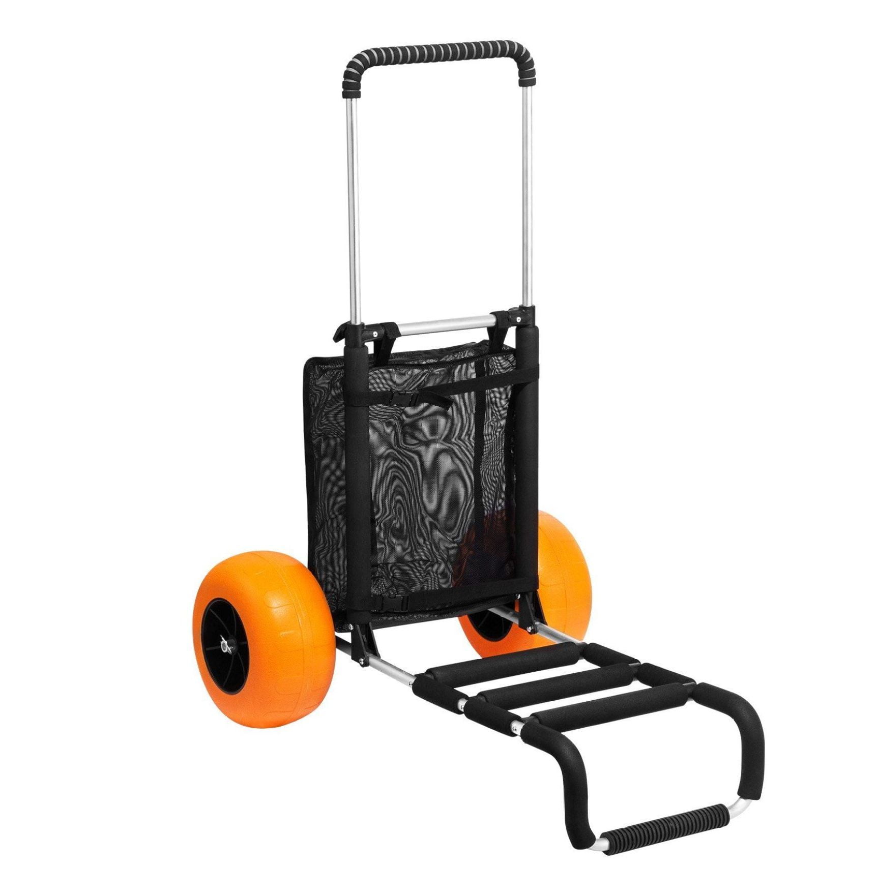 Beach Dolly with Big Wheels for Sand, 29.9" x 15.4" Deck, w/ 12" Foam ...