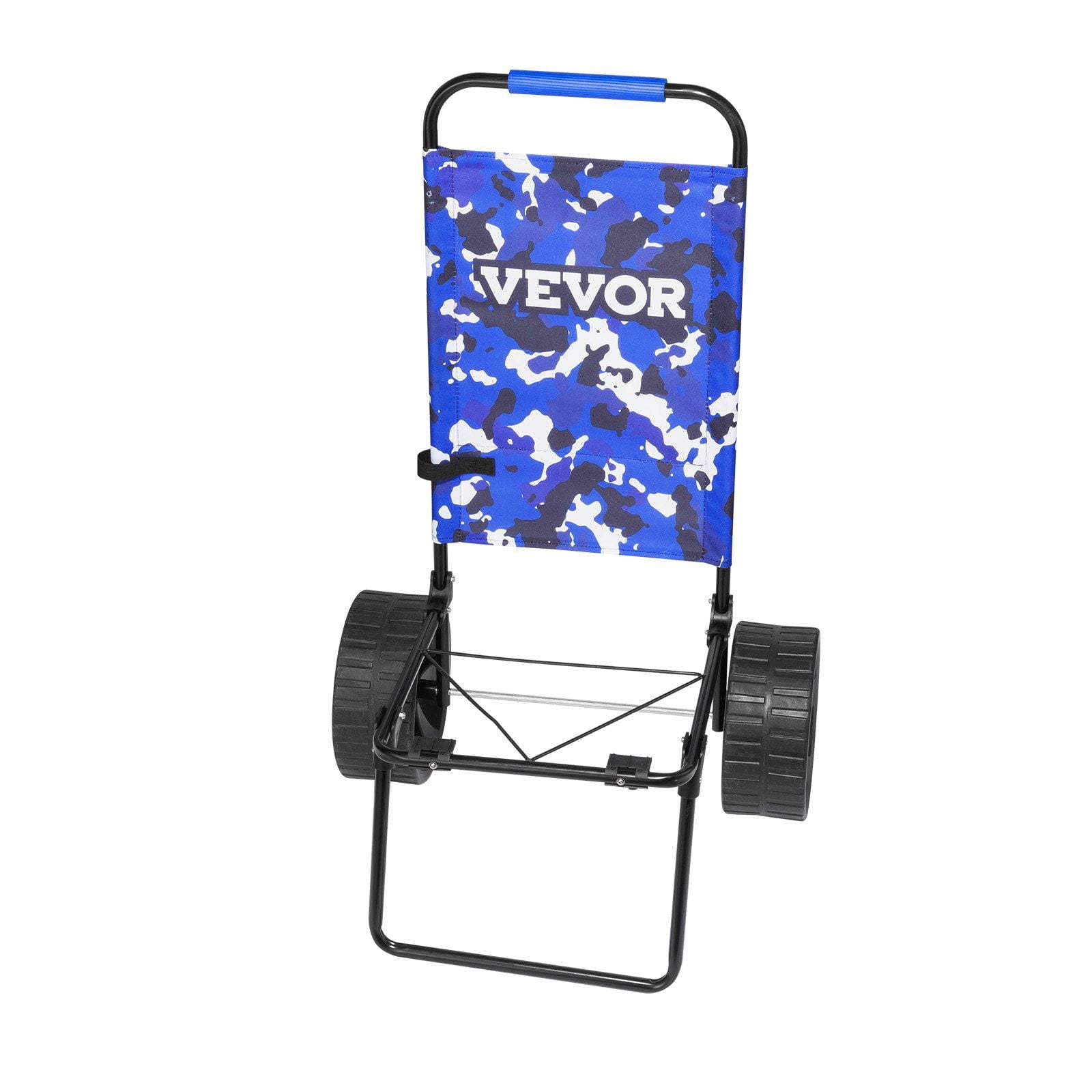 Heavy Duty Folding Beach Cart with 10" PE Solid Wheels, 69LBS Load ...