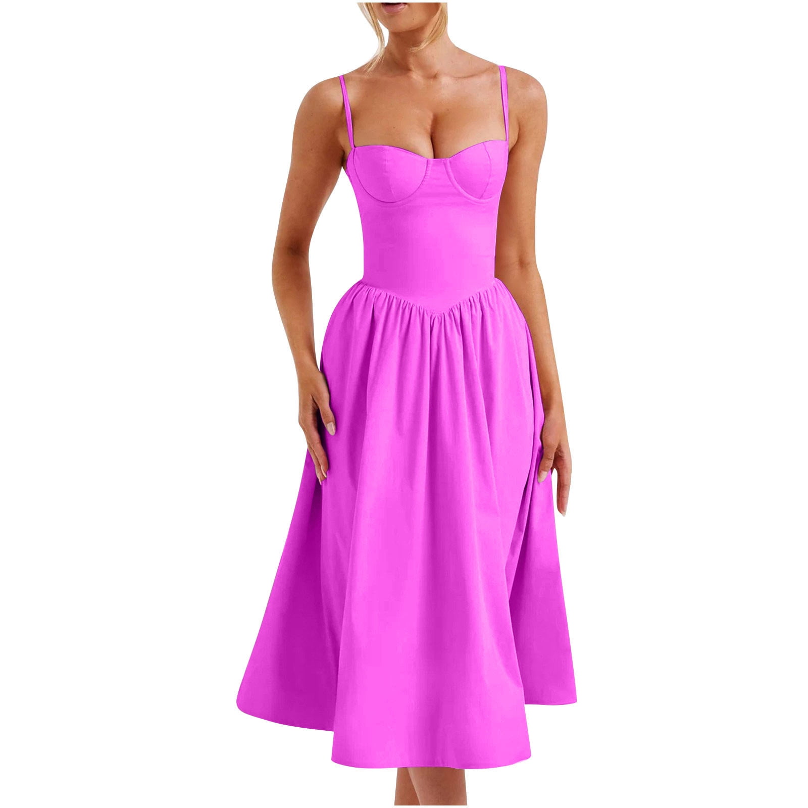 Beach Dresses Long New Corset Dress for Women Formal Spaghetti Strap ...