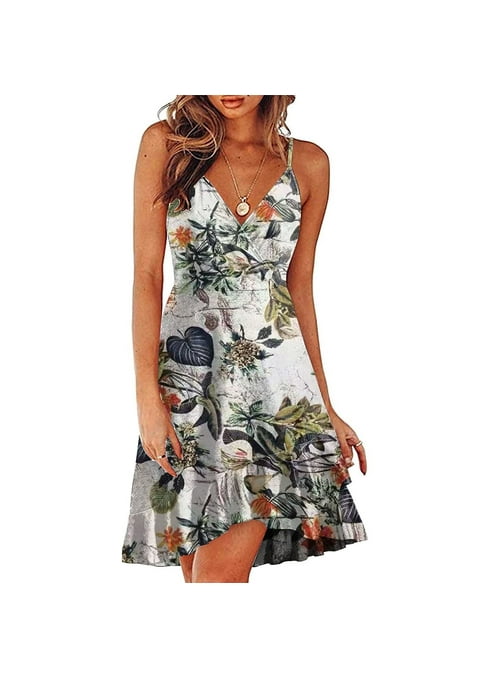 pimelu Sundresses for Women Casual Summer-Beach Dresses for Women ...