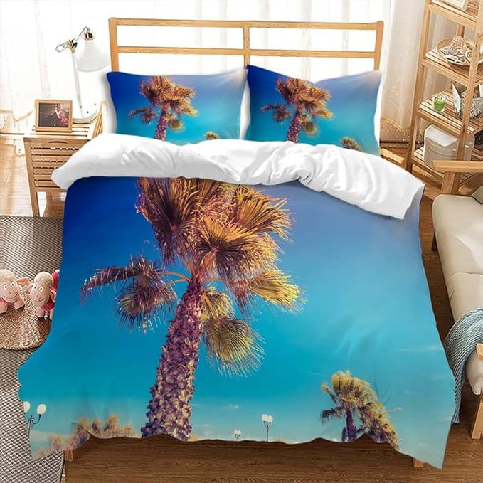 Beach Duvet Cover Set Twin Full Queen King Size Summer Sea Ocean ...