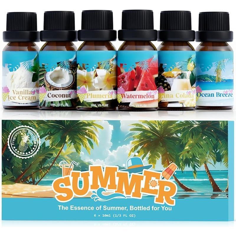 Beach Essential Oils Set, Fragrance Oil for Diffuser, Candle Making ...