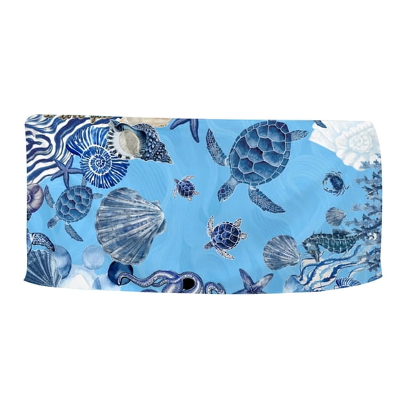Beach Essentials Oceans-themed Beach Towel Starfishs Seashells And Sea ...