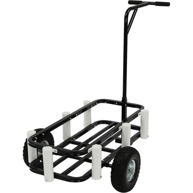 Beach Fishing Cart, 200lbs Load Capacity, Fishing Carts with 7 Rod ...