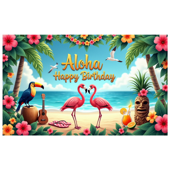Gold Glitter Oh Flock I'm 15 Banner, Aloha 15/Flamingo Happy 15th ...