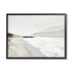 Ocean Waves Beach Reeds Coastal Painting White Framed Art Print Wall ...