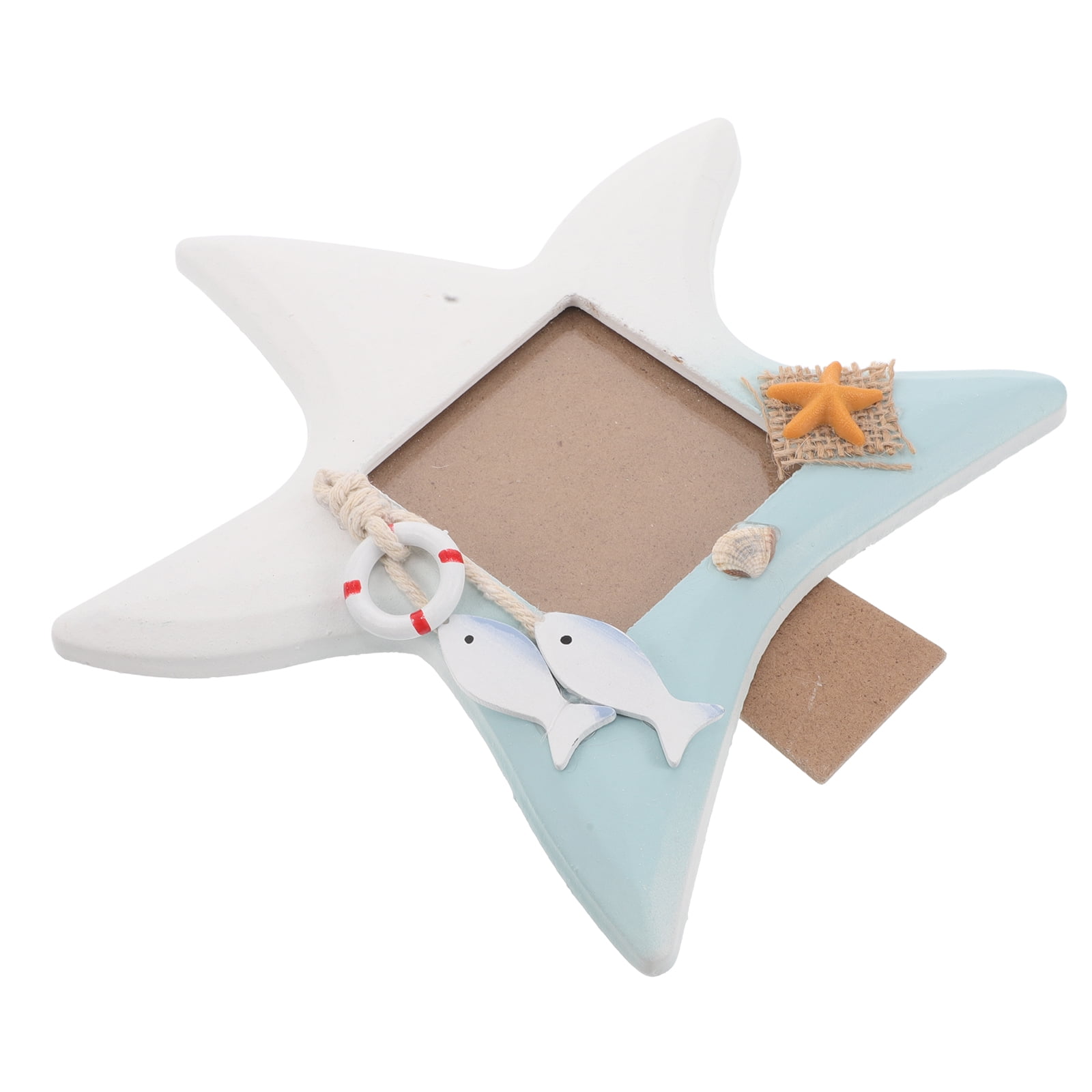HINTRMENT Photo Frame Resin Fish Shaped 1Pack 9.3x5.5x0.8in - Walmart.com