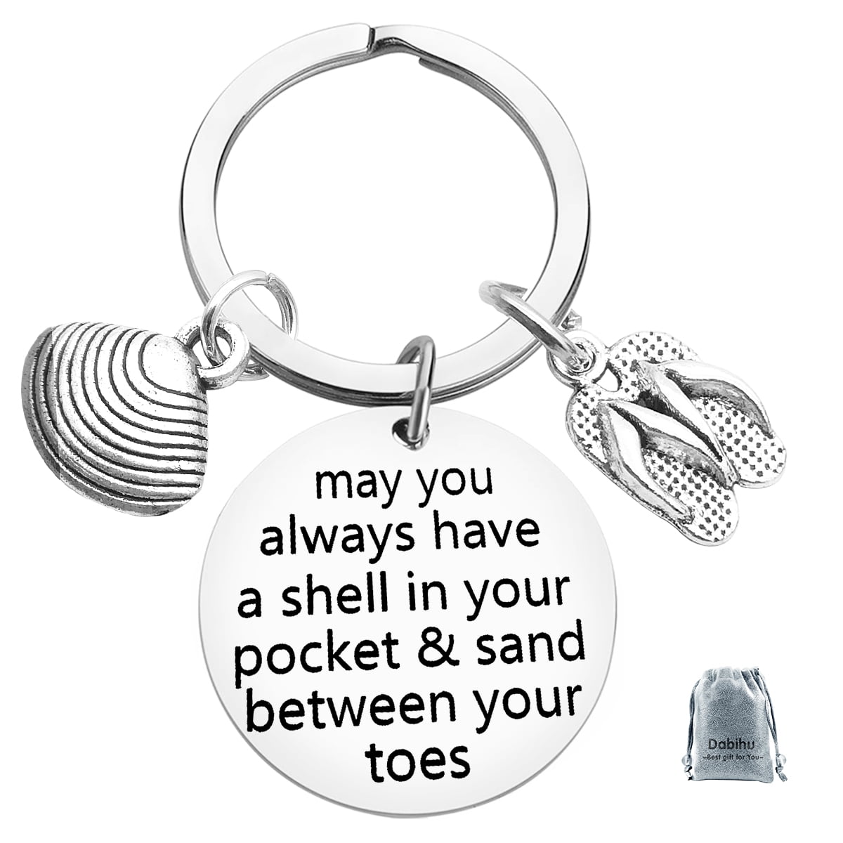Beach Gift Keyring Beach Lover Gift May You Always Have a Shell in Your ...