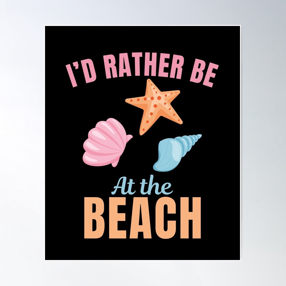 Beach Girl Girls Cool Best Summer Eve Poster Wall Art, Modern Wall ...