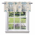 The Beach Is My Happy Place Valances for Windows, Summer Ocean Blue ...