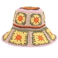 Beach Hat Hollow Flower Knitted Fisherman Hat Sunscreen for Sun Hat ...