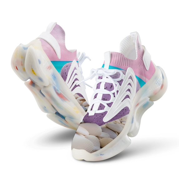 Beach Heart Decor Walking Shoes for Men Woman Lightweight Tennis ...