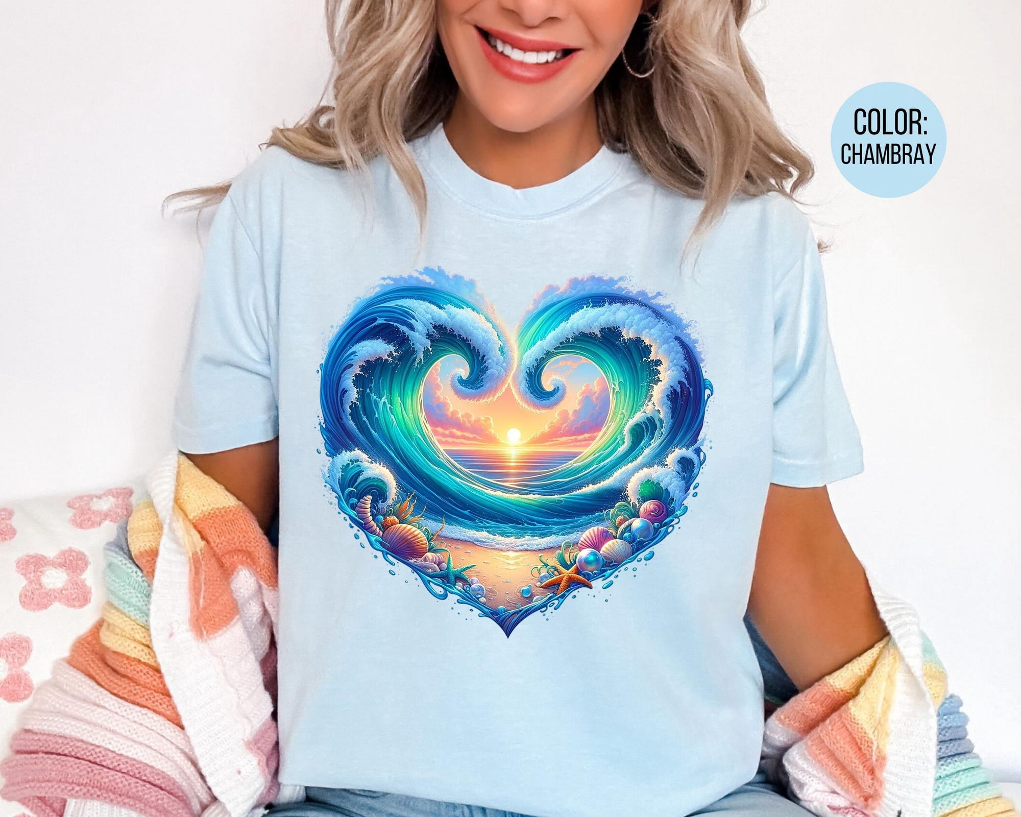 Beach Heart Shirt Girls Beach Shirts - Walmart.com