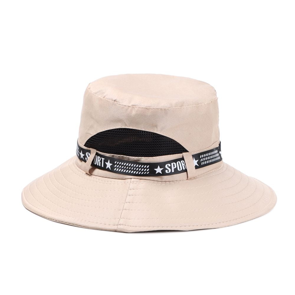 Outdoor Gorro Fishing Camping Summer Wide Brim Men Bucket Hat UV ...