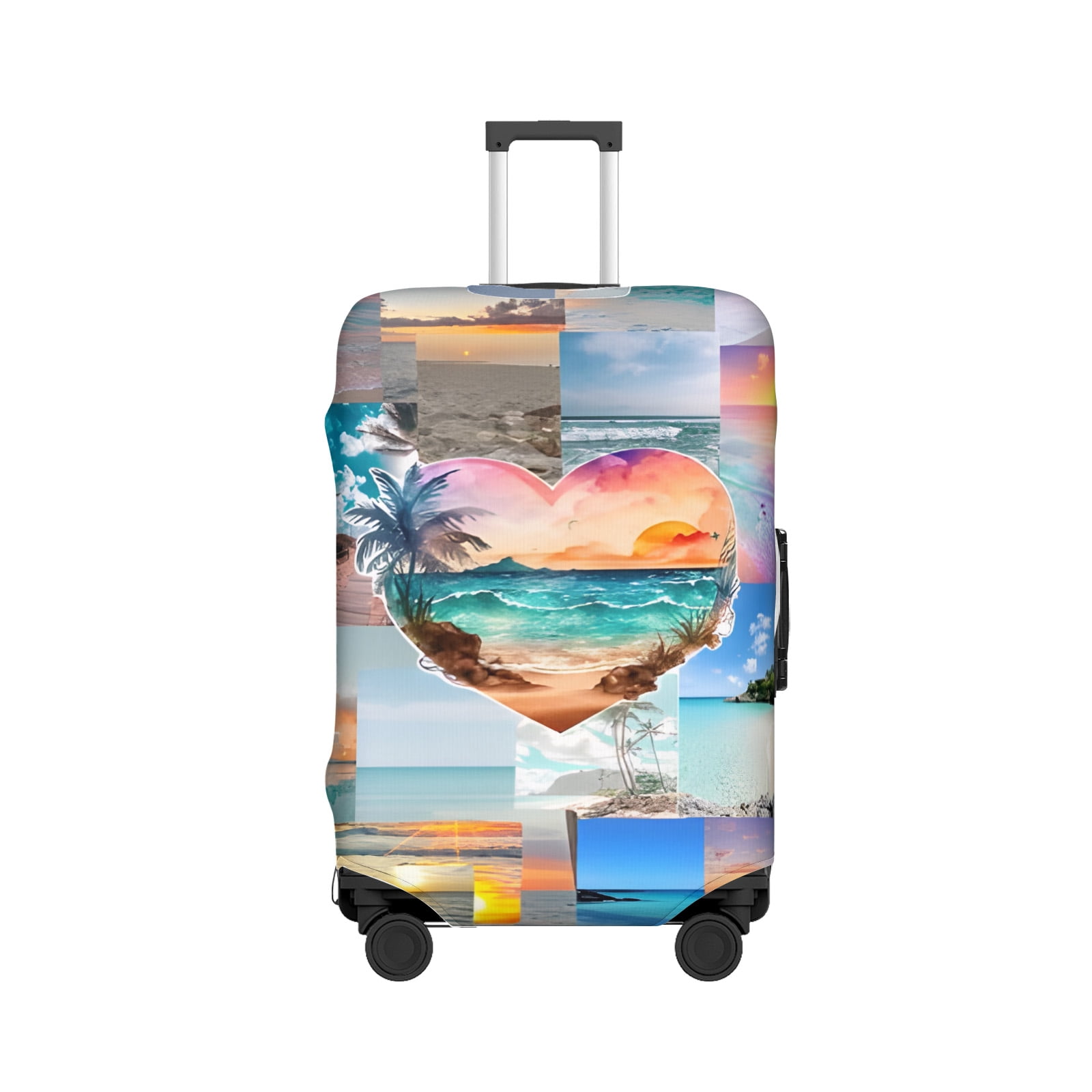 Beach Holiday Travel Luggage Cover Suitcase Protector Anti Scratch ...