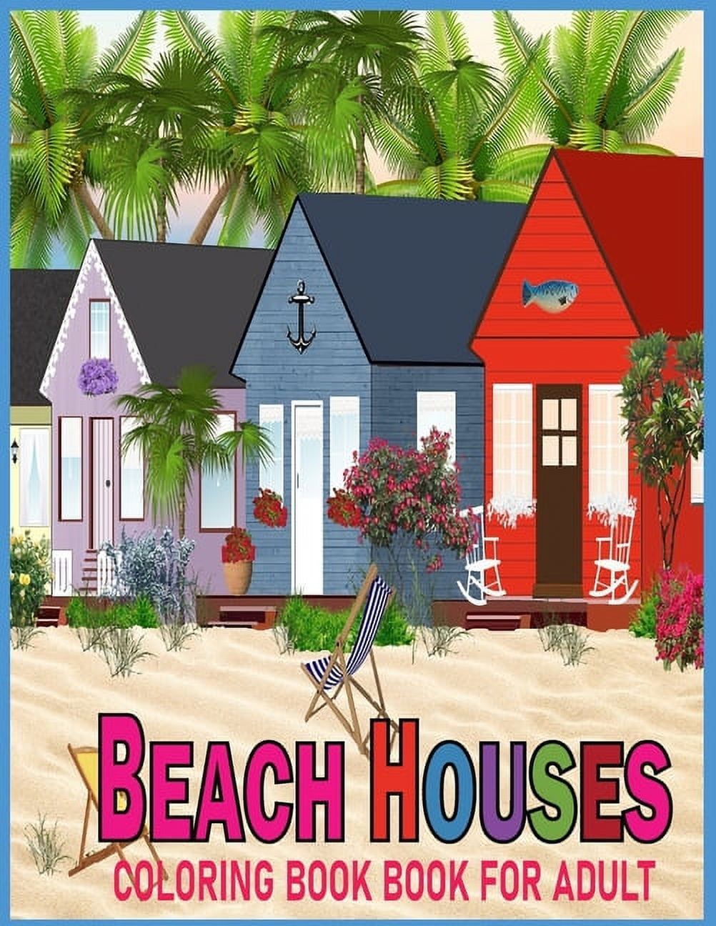 Beach Cottage Coloring Pages