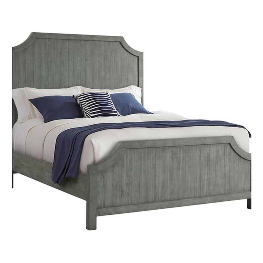 Beach House Solid Wood Dove Gray California King Panel Bed - Walmart.com