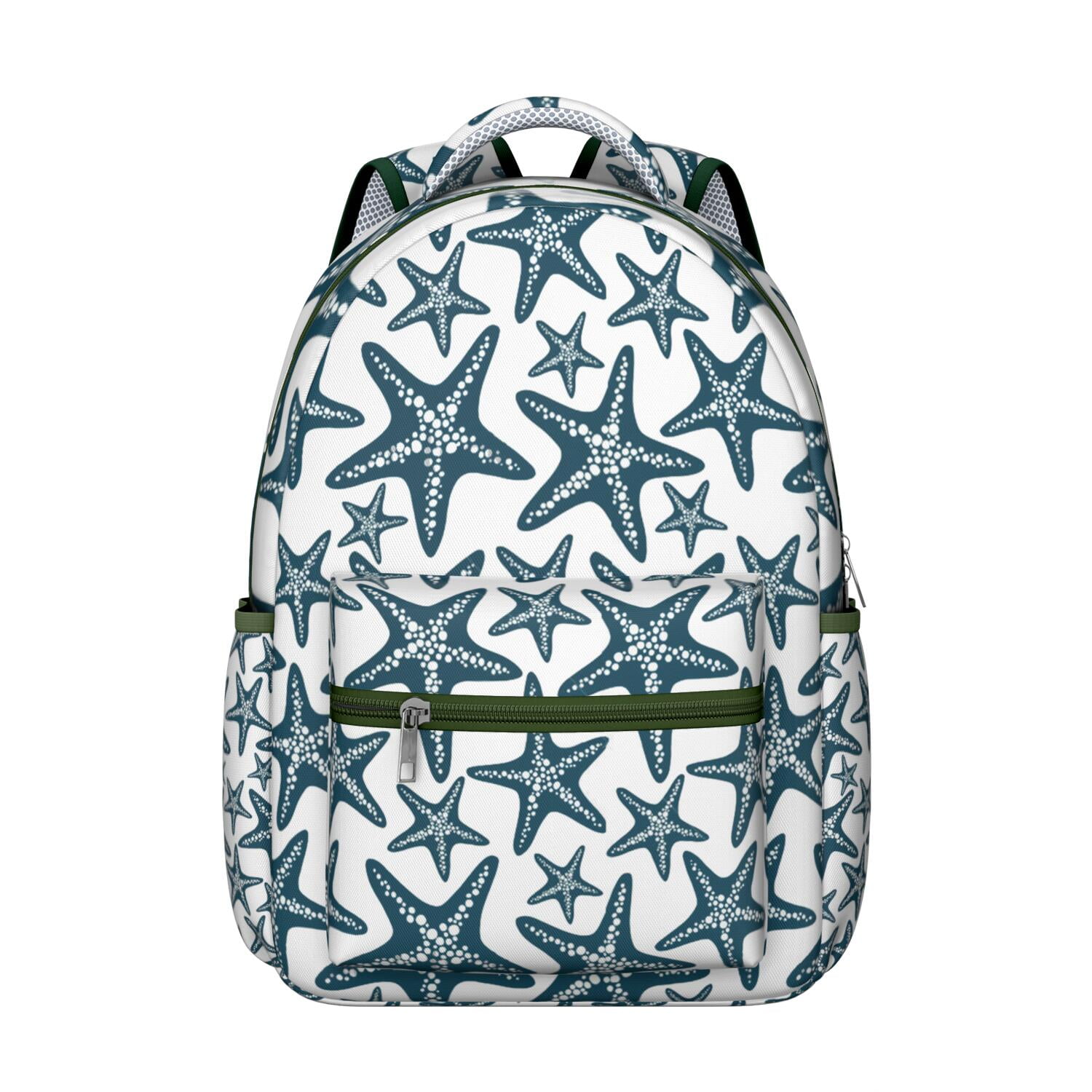 Beach-Inspired Waterproof Backpack - Tropical Marine Design with ...
