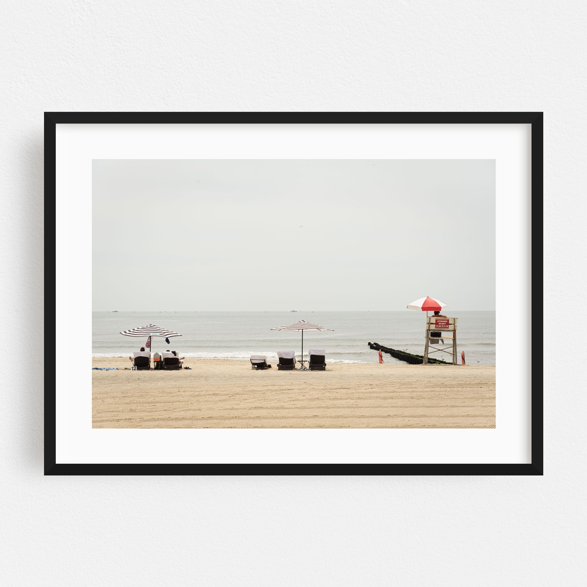 Beach, Jacob Riis Park 01 - Queens New York Photography Black Framed ...