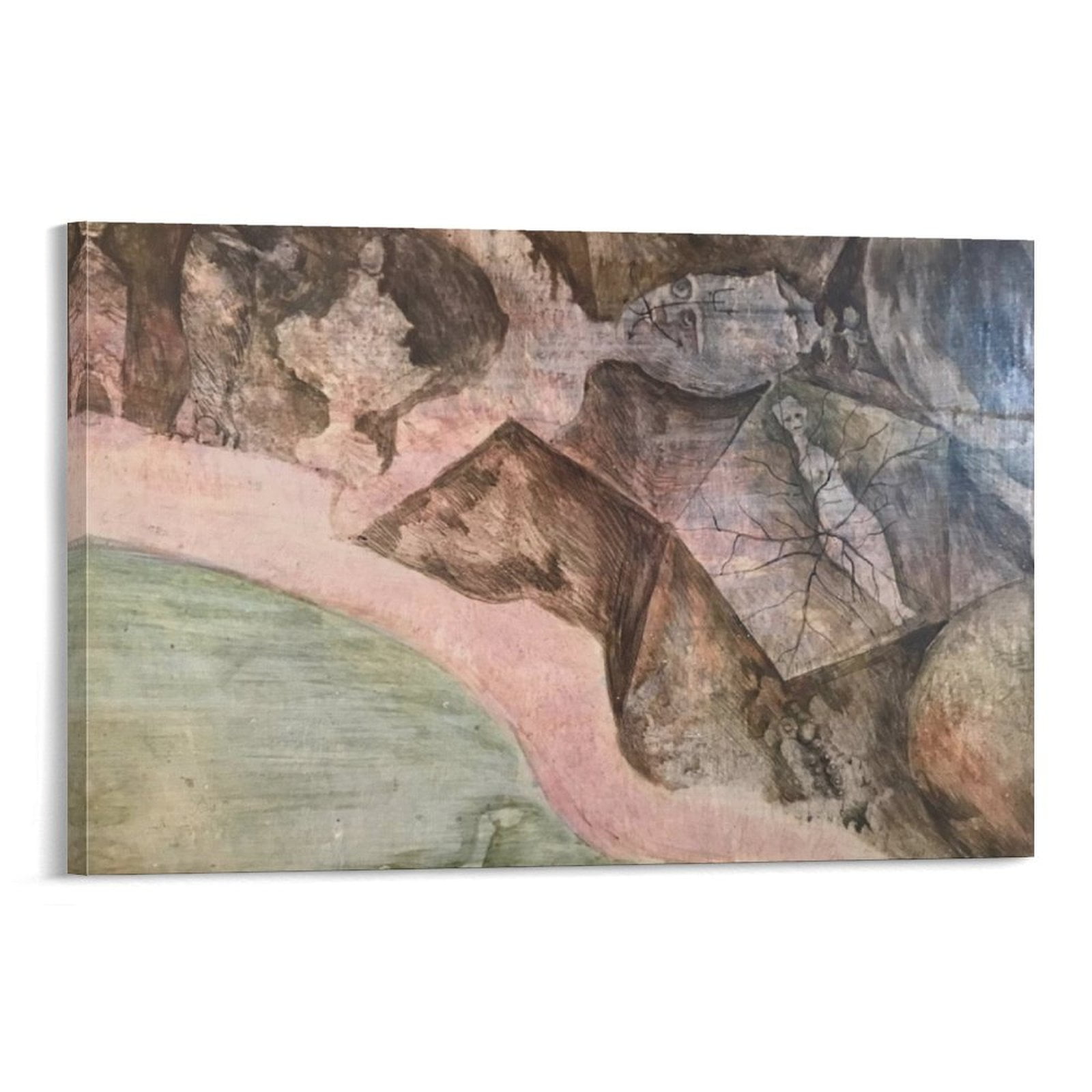 Beach Landscape 1950 by Leonora Carrington Painting Room Aesthetic Poster Print Art Wall ...