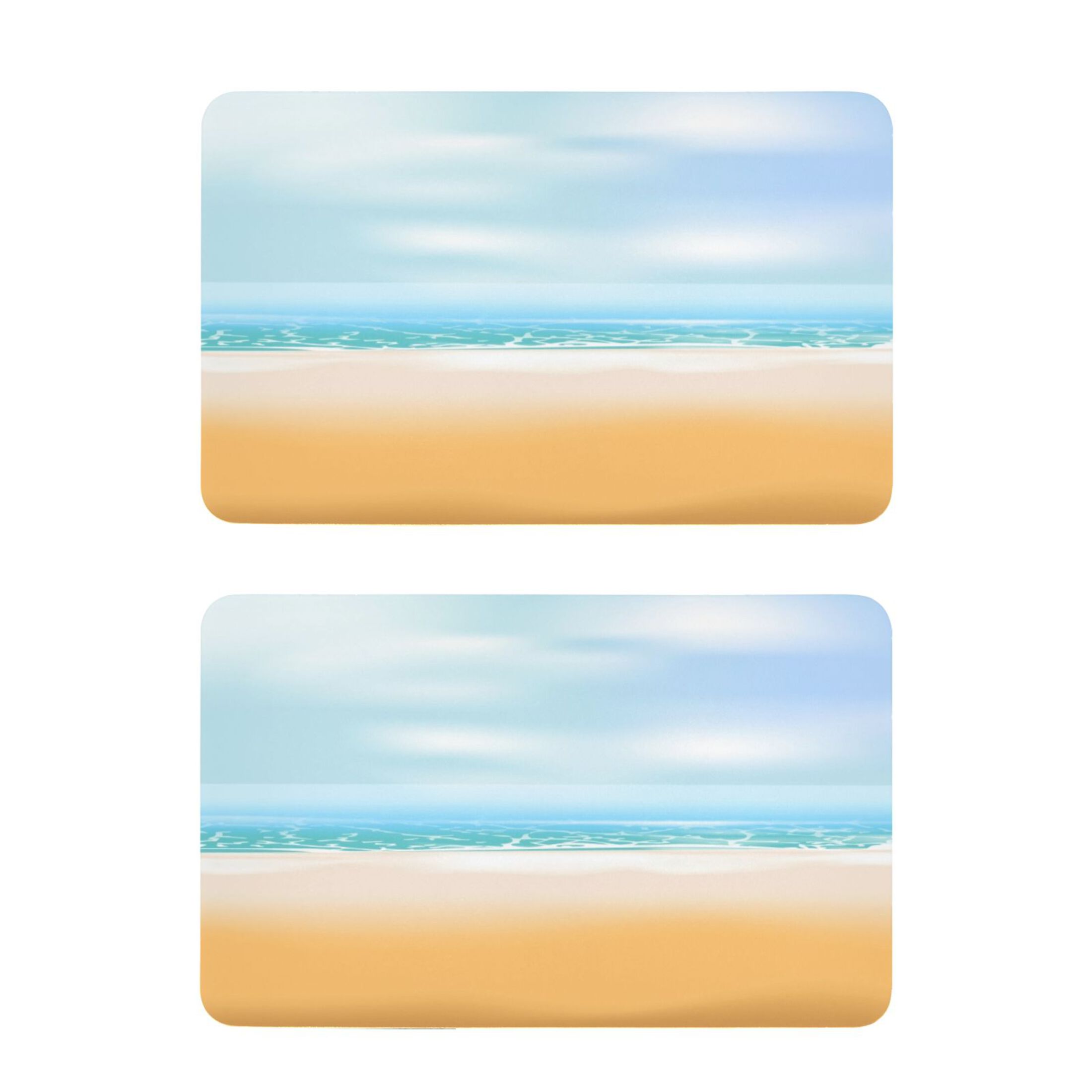 Beach Landscape Fridge Magnetic Sticker Refrigerator Magnets Kitchen ...