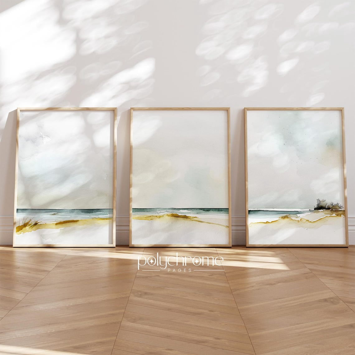 Beach Landscape Paintings Hamptons Style Coastal Ocean Landscapes Wall ...