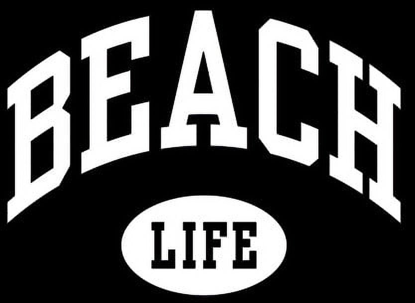 Beach Life - Car Window - Premium Vinyl Decal/Sticker - Walmart.com