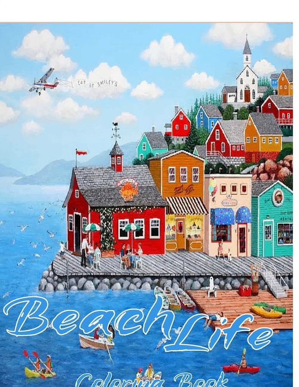 Beach Adult Coloring Pages