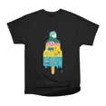Beach Life Cute Beach scene on a dripping Ice Lolly T-Shirt Tee Gift ...