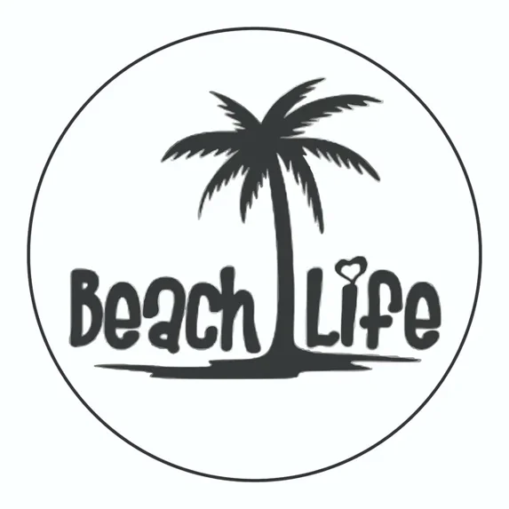 Beach Life Sticker Vacation Sticker Phone Decal Water Bottle Stickers ...