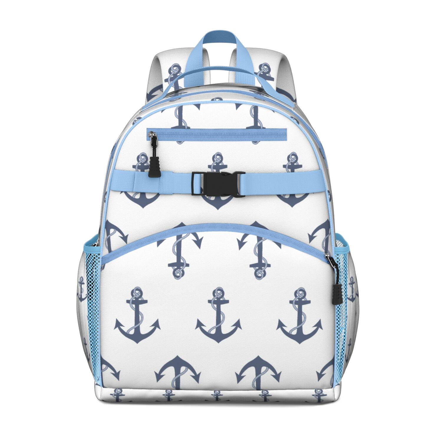 Beach & Lighthouse Print Waterproof Backpack - Breathable Ergonomic ...