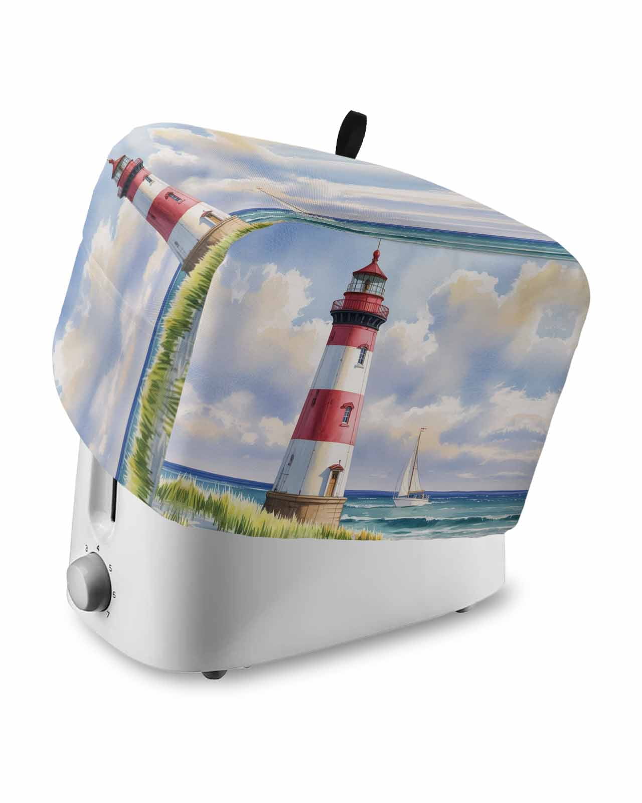 Beach Lighthouse Toaster Cover 2 Slice, Small Kitchen Appliance Covers ...