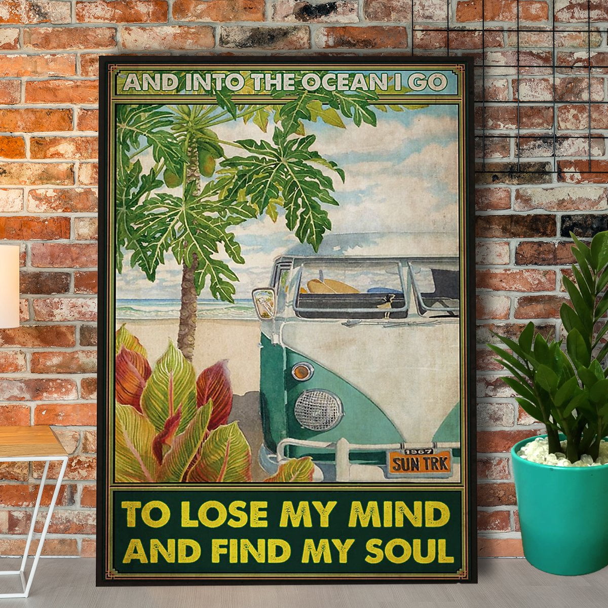 Beach Lover And Into The Ocean I Go To Lose My Mind Paper Poster No ...