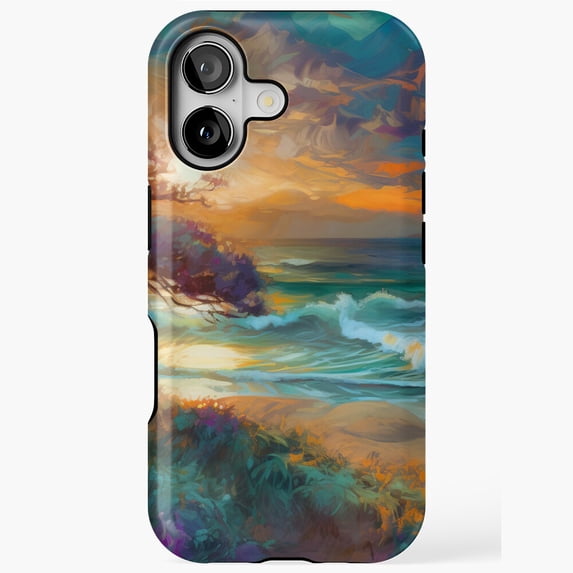Beach Lovers Series One Coastal Art Case for iPhone 17 16 15 14 13 12 ...