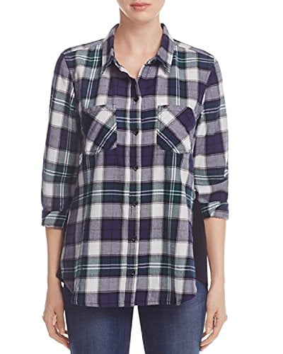 Beach Lunch Lounge Beachlunchlounge Plaid Button-Down Long Sleeve Shirt ...