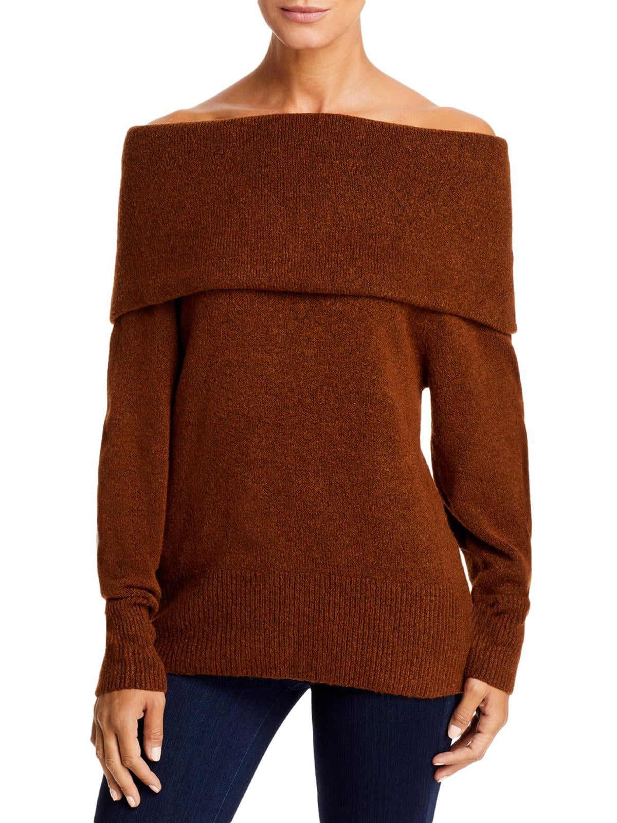 Beach Lunch Lounge Womens Priscilla Cowl Neck Off The Shoulder Pullover ...