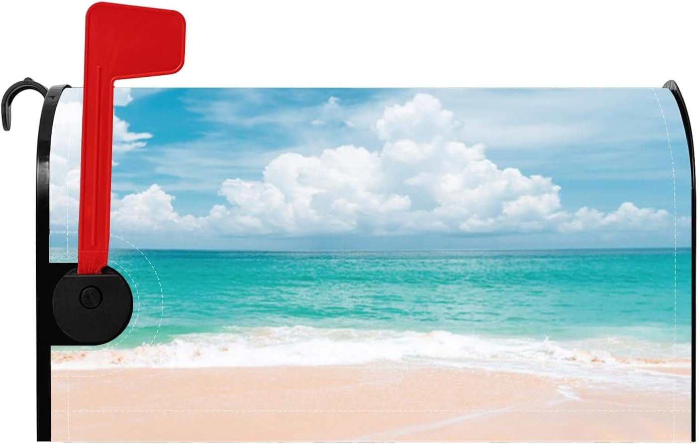 Beach Mailbox Cover Blue Sea Cloud Sky Sandbeach Magnetic Mailbox ...