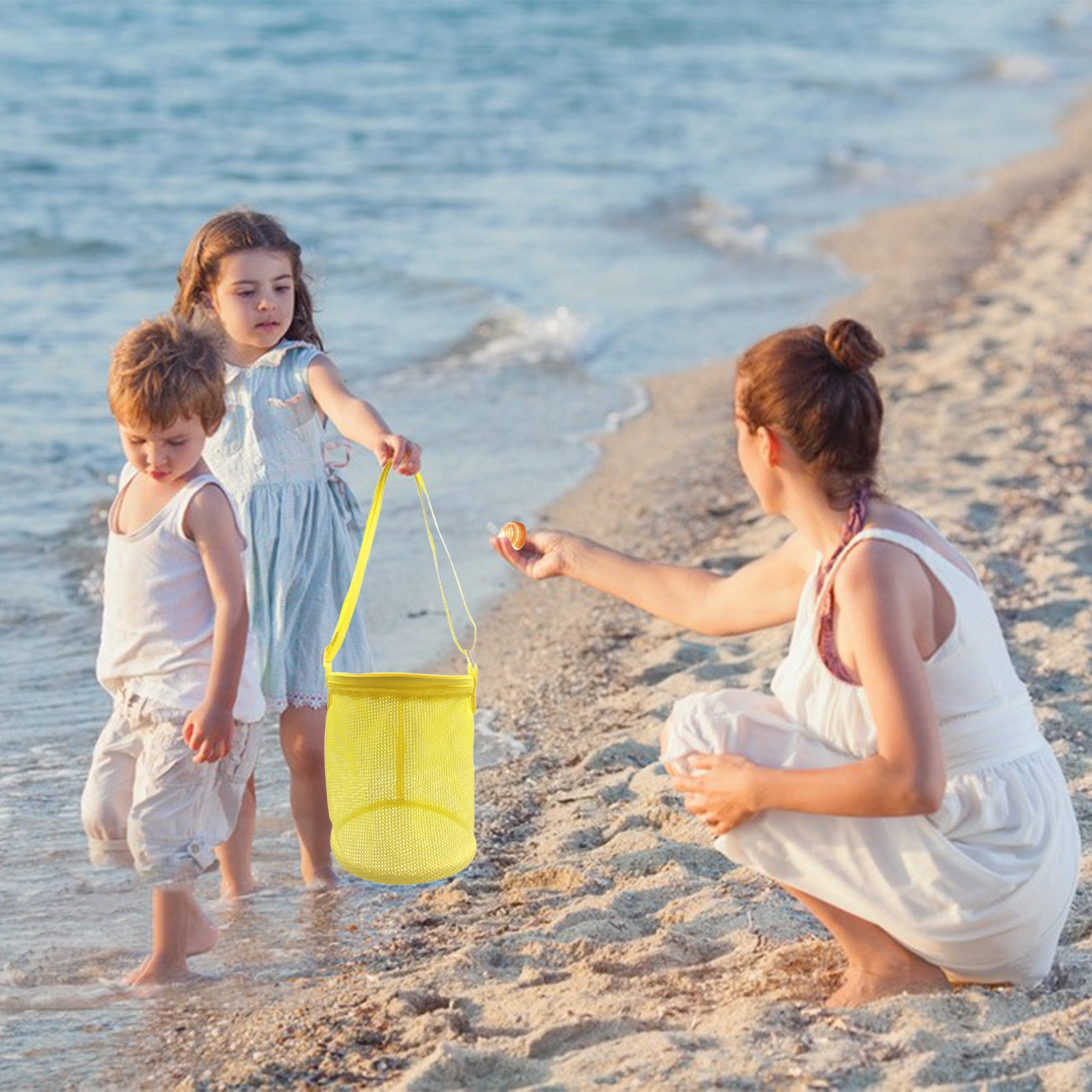 Beach Mesh Bag Beach Shell Bags for Holding Beach Shell,Toys Shell ...