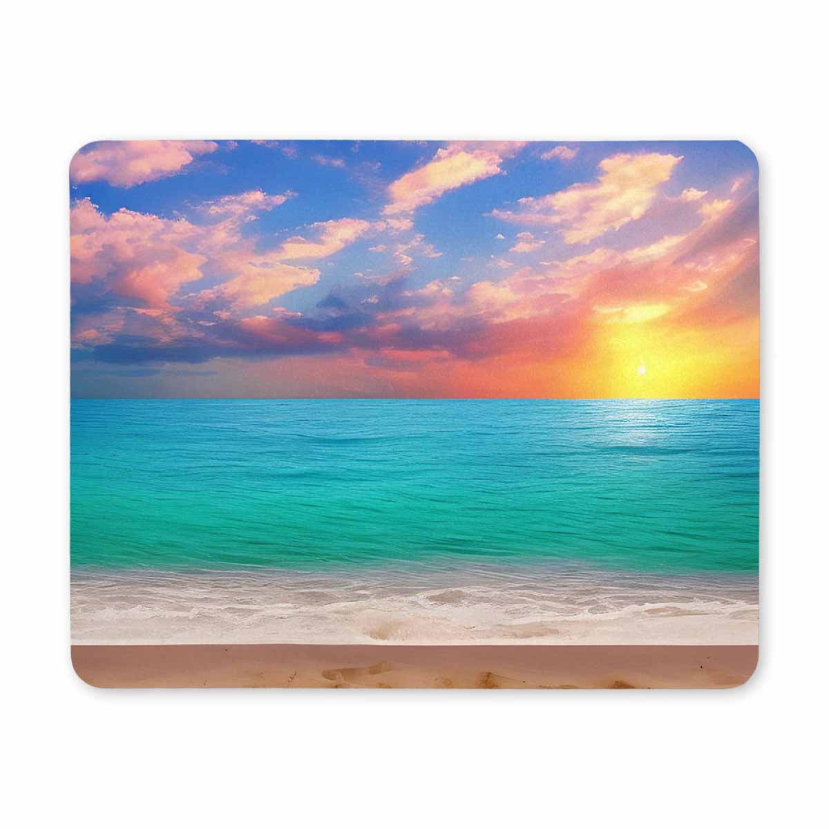 Beach Mouse Pad Desk Mouse Pad,Cute Non-Slip Waterproof Pad for Gaming ...