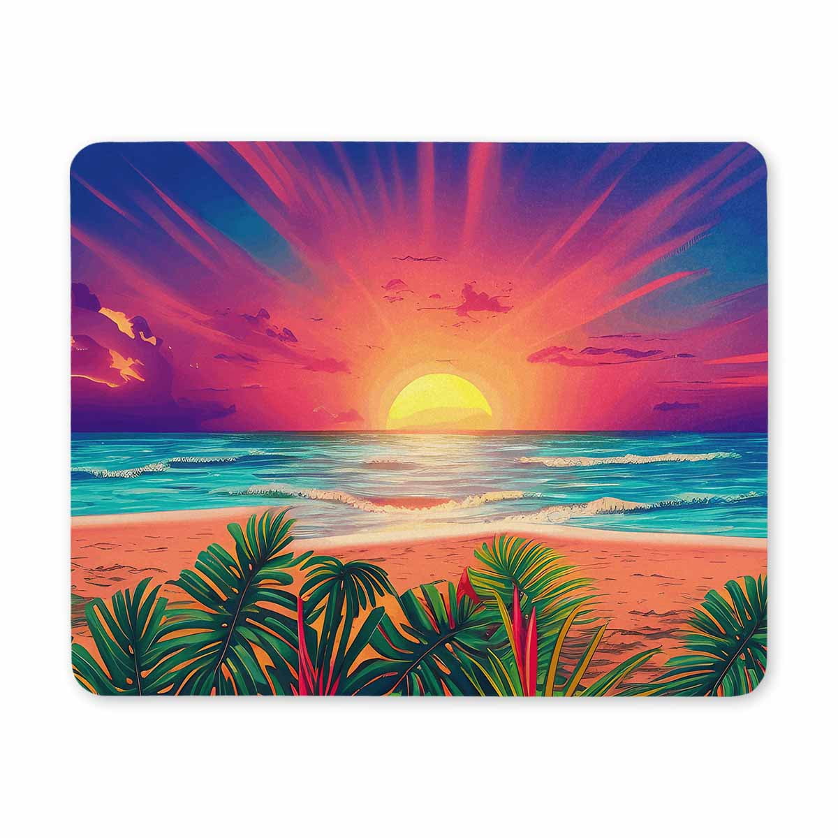Beach Mouse Pad,Premium-Textured Mousepad,Waterproof Mouse Pad Non Slip ...