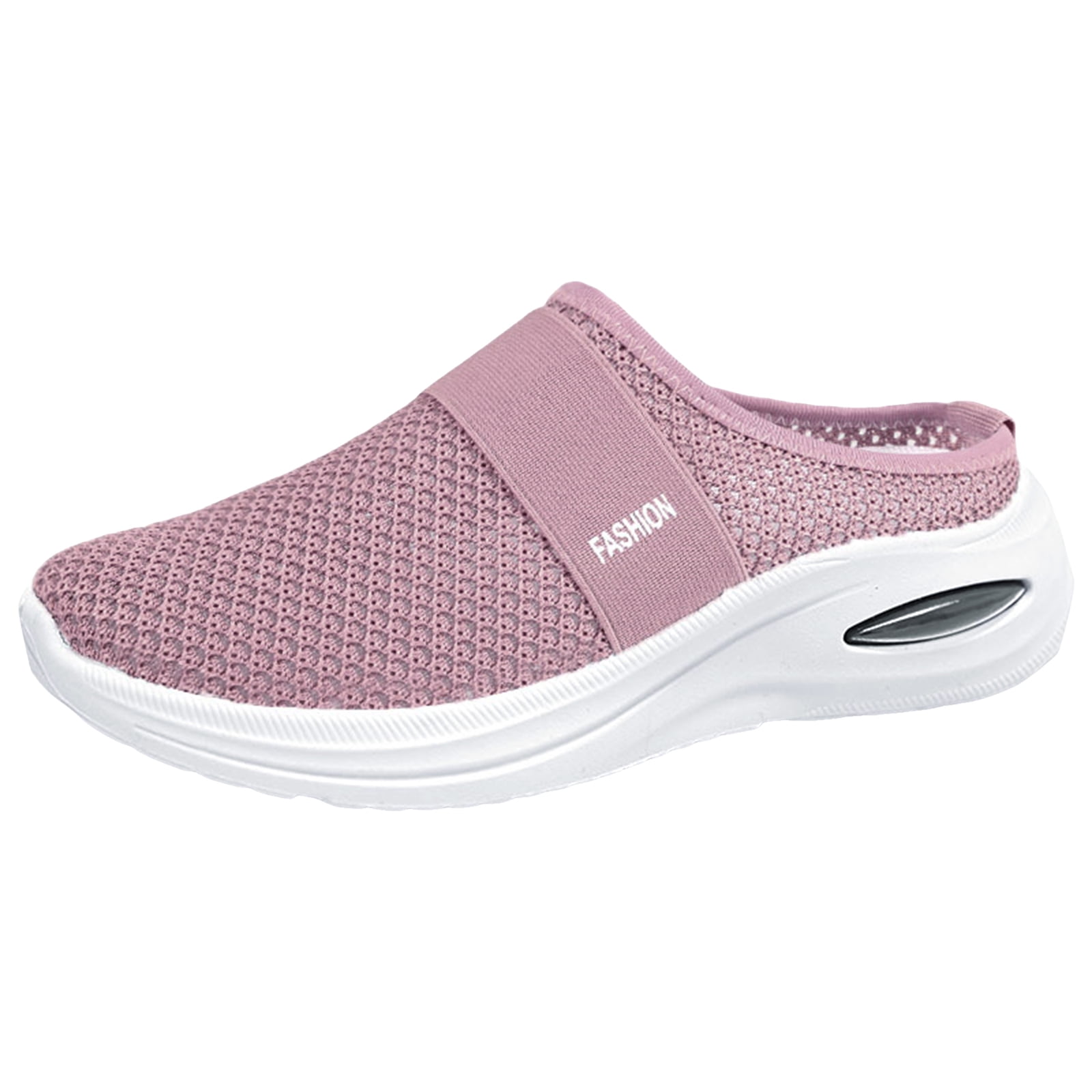 Beach Mules for Women 2025 Wide Width Slip On Air Cushion Arch Support ...