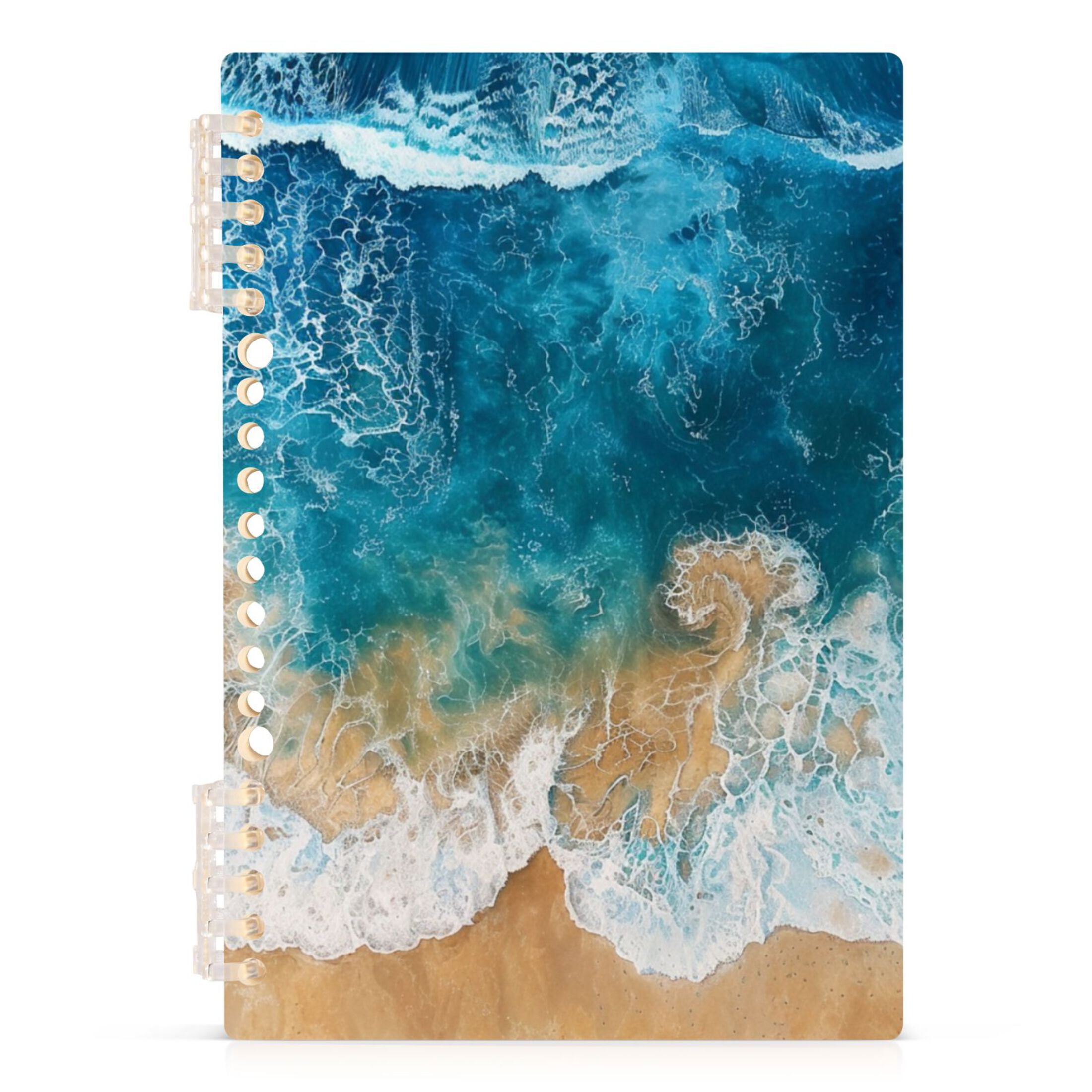 Beach Ocean Ring Binder Notebook Journey Note Diary College Ruled ...