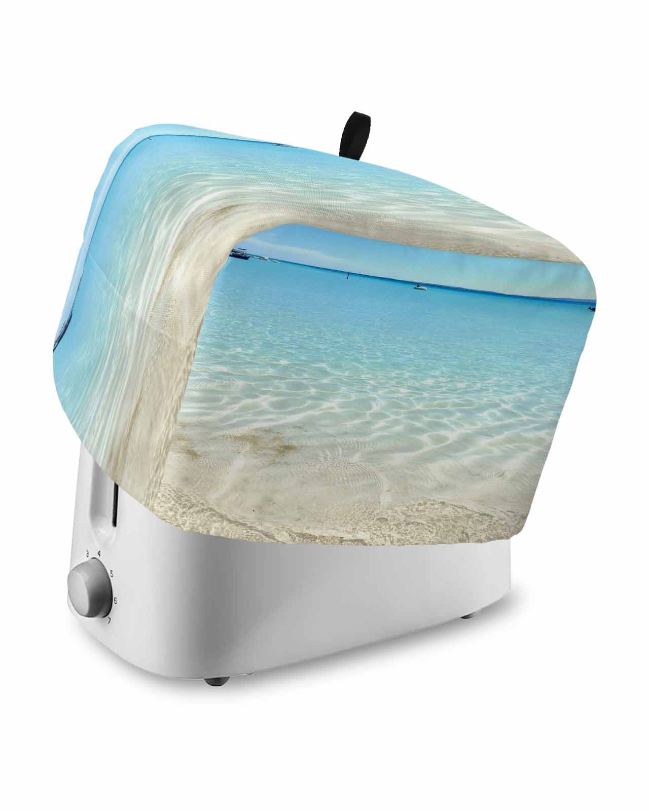 Beach Ocean Toaster Cover 4 Slice, Large Kitchen Appliance Covers, Blue ...