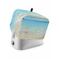 Beach Ocean Toaster Cover 4 Slice, Large Kitchen Appliance Covers, Blue ...