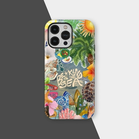 Beach Palm Tree Phone Case Summer Ocean Vibe Art iPhone 11–17 Pro Max ...